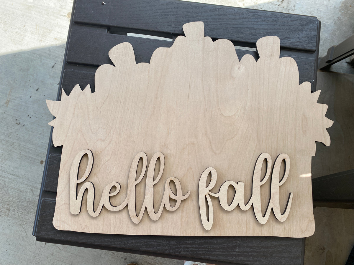 Pumpkin Planter Box wood blank – SheddieBesties